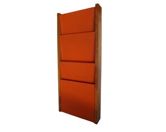 Vintage wall magazine rack – Etsy