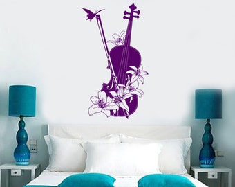 Violin decal | Etsy