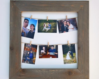 Clothespin frame | Etsy