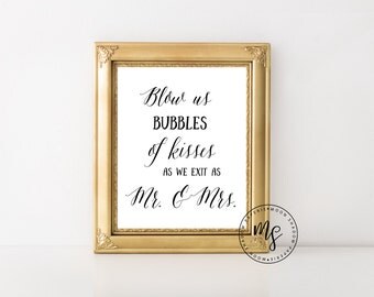 Blow bubbles sign | Etsy