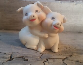 Unique porcelain pigs related items | Etsy