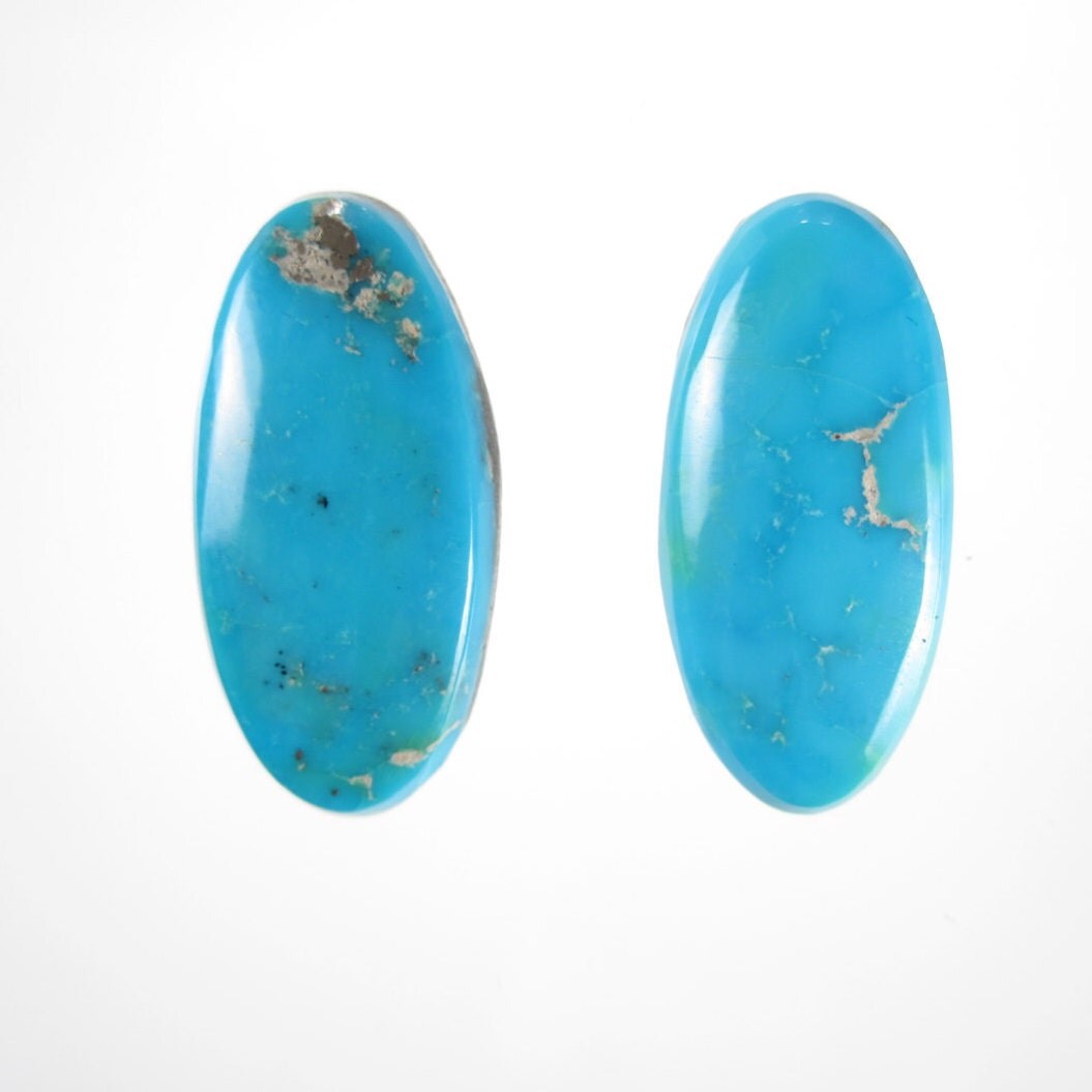 Natural Blue Gem American Turquoise Cabochon Untreated