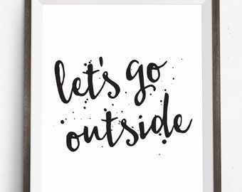 Go play outside | Etsy