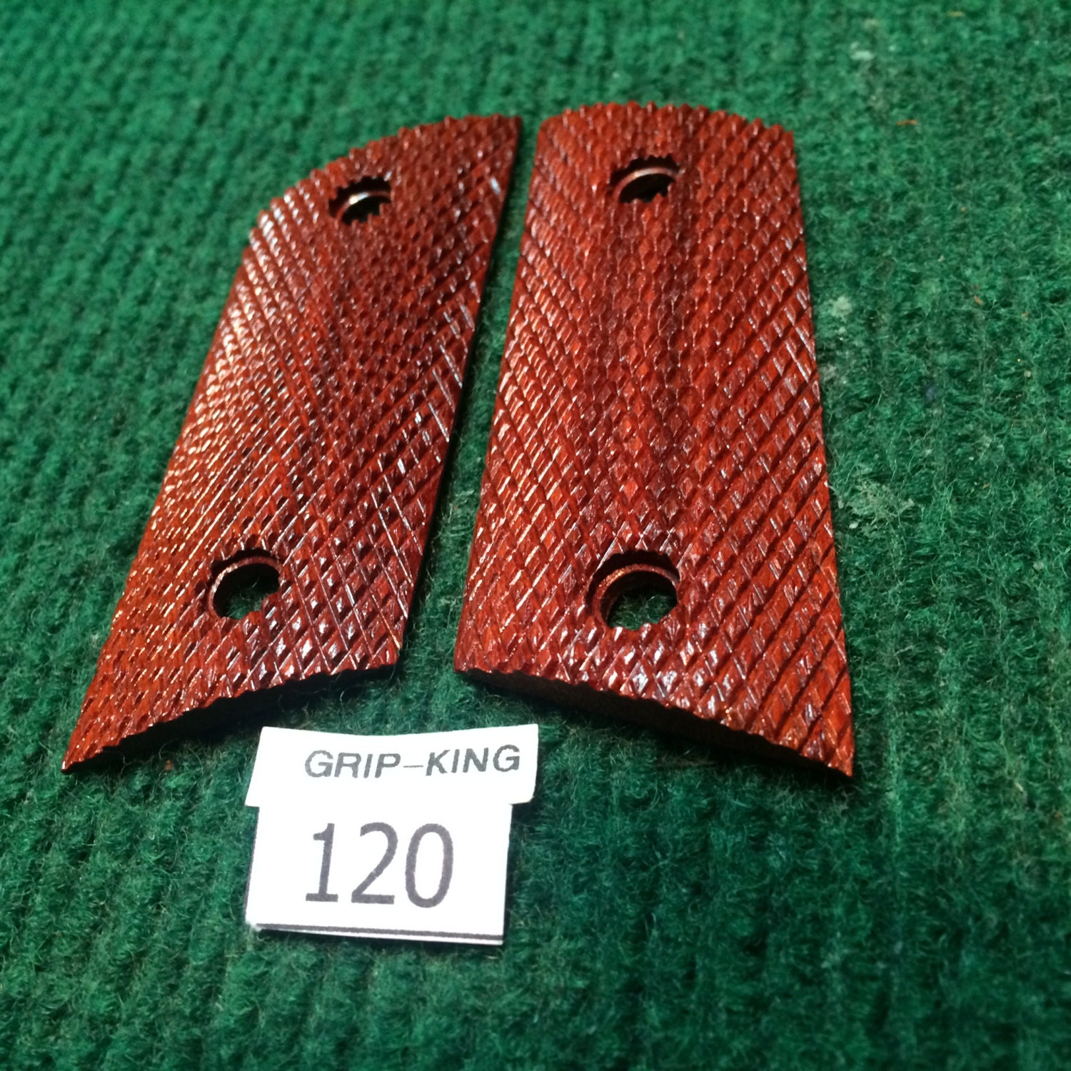 CZ Rami grips model 2075 rosewood hand tooled by GRIPKING on Etsy