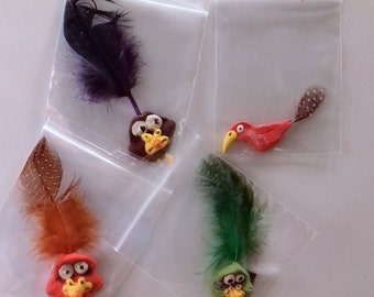 Items similar to Bird Magnets -Winter Birds - Glass Tile Magnet Set on Etsy