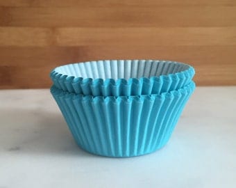 Blue cupcake liners | Etsy