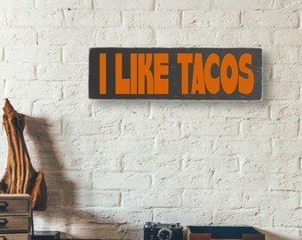 Taco sign | Etsy