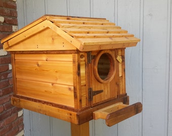 Items similar to Large rustic birdhouses and nest boxes - use as ...