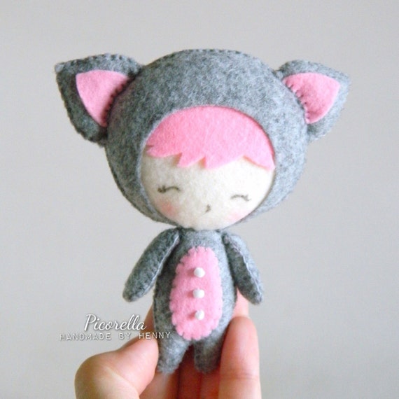 Items similar to Felted Binky Boo, Felted Binky Boo Fox, Felt Fox ...