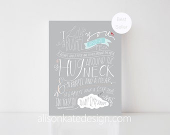 Unique whimsical lettering related items | Etsy