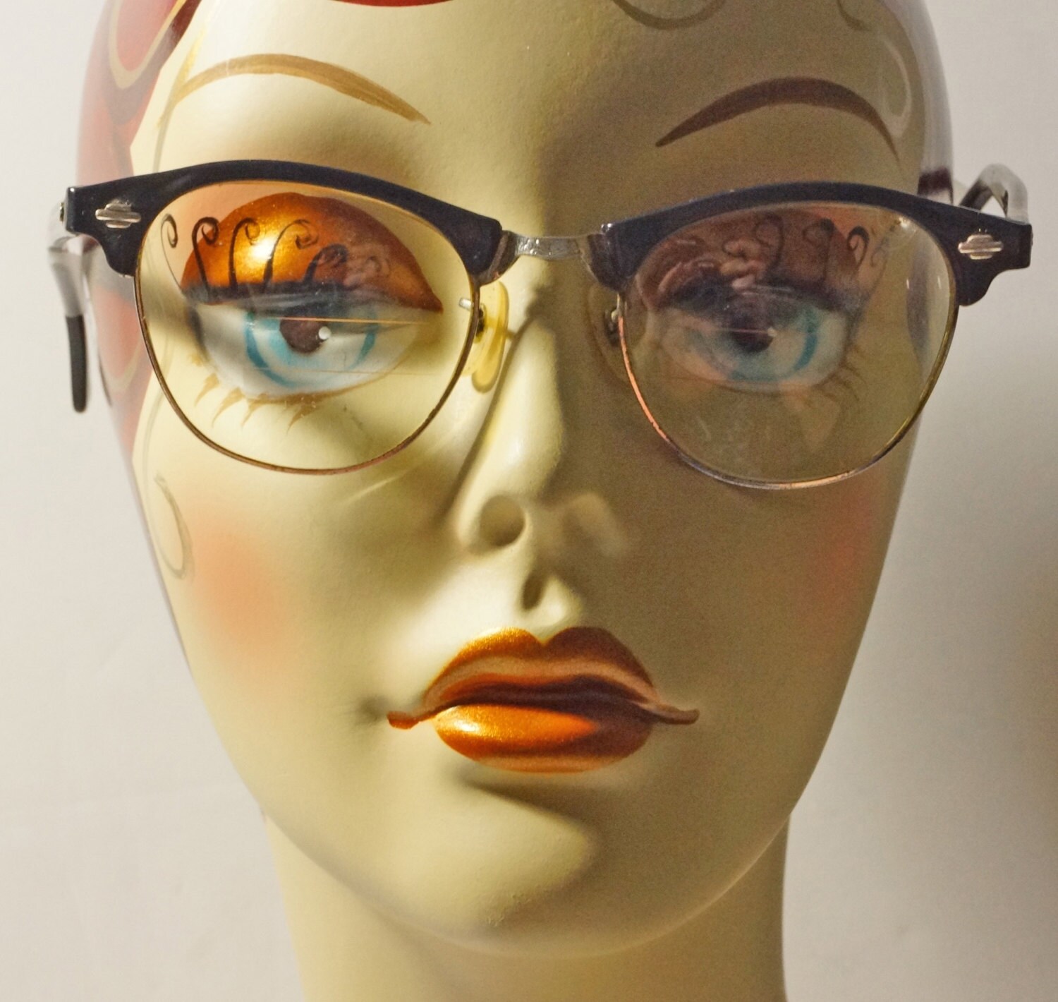 1950s Cat Eye Glasses Frames Vintage Retro by GrandFunkeVintage