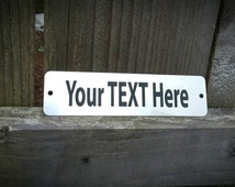 Unique custom metal sign related items | Etsy