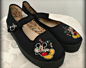 Mickey mouse shoes | Etsy
