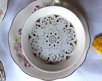 Sugar Doilies 12pcs of 2.25 edible doily for tea or