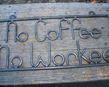 Unique coffee wall sign related items | Etsy