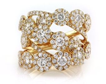 Overlapping ring | Etsy