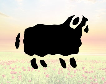 Sheep stencil | Etsy