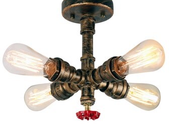 Unique pipe lamp socket related items | Etsy