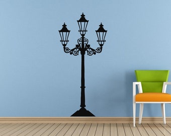 Street lamp decal | Etsy