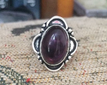 Purple quartz ring | Etsy