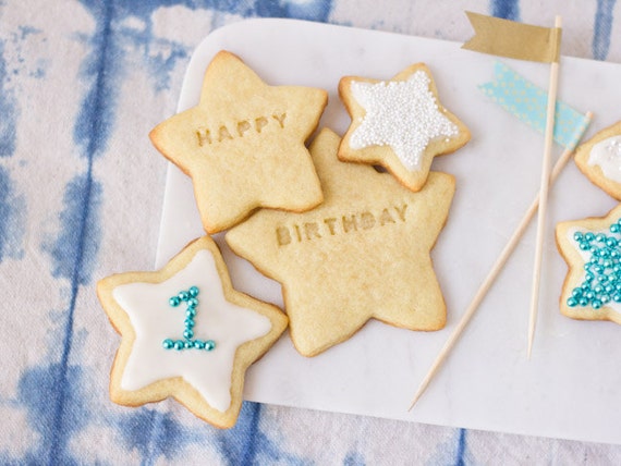 Cookie Letter Stamp / Alphabet Fondant Stamp Press