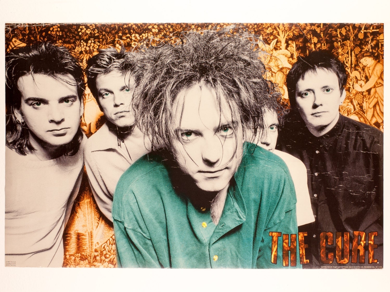 THE CURE Robert Smith Original 1996 Poster