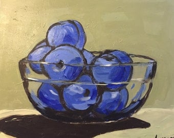 Blueberry painting | Etsy