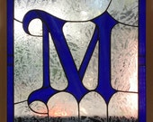 Items similar to Stained Glass "M" on Etsy