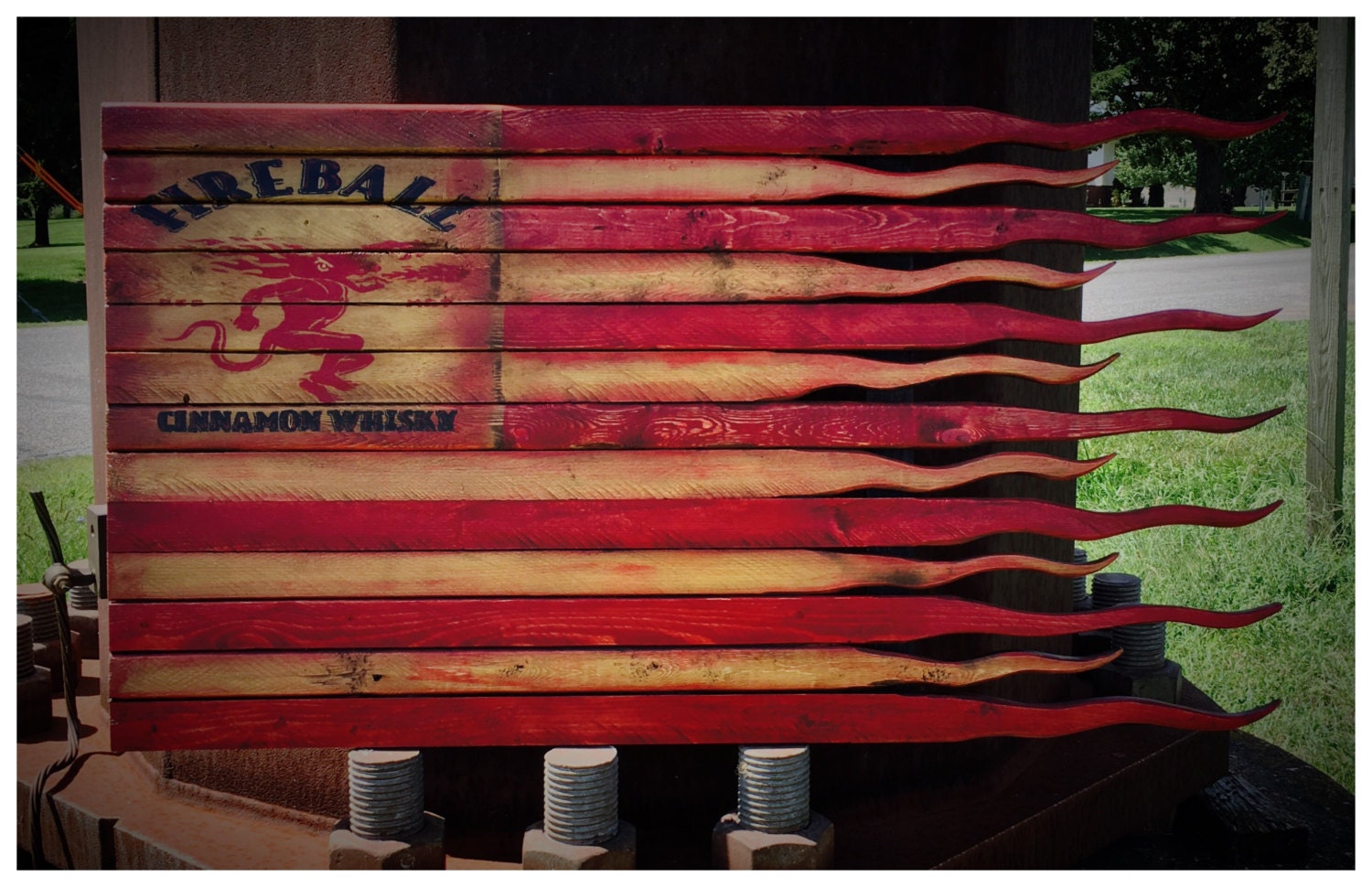 Fireball Whisky Fireball Whisky Flag Fireball Sign Whisky