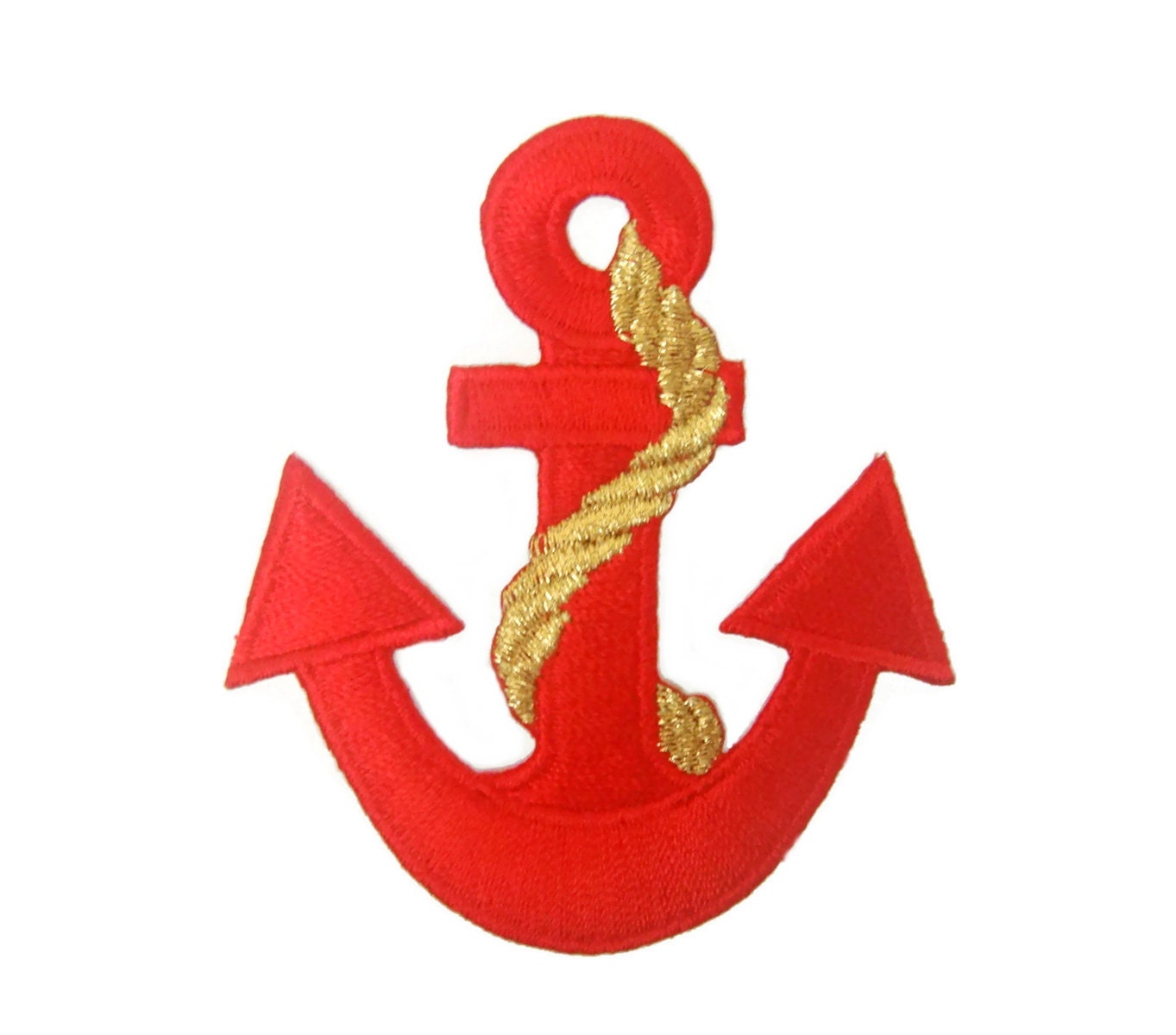 Ancla roja marinero Marina Naval apliques bordados termoadhesivos en ...