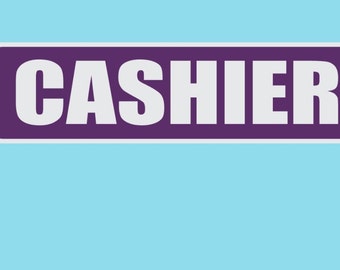 Cashier sign | Etsy