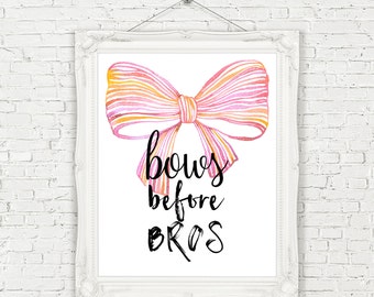 Bros before bows | Etsy