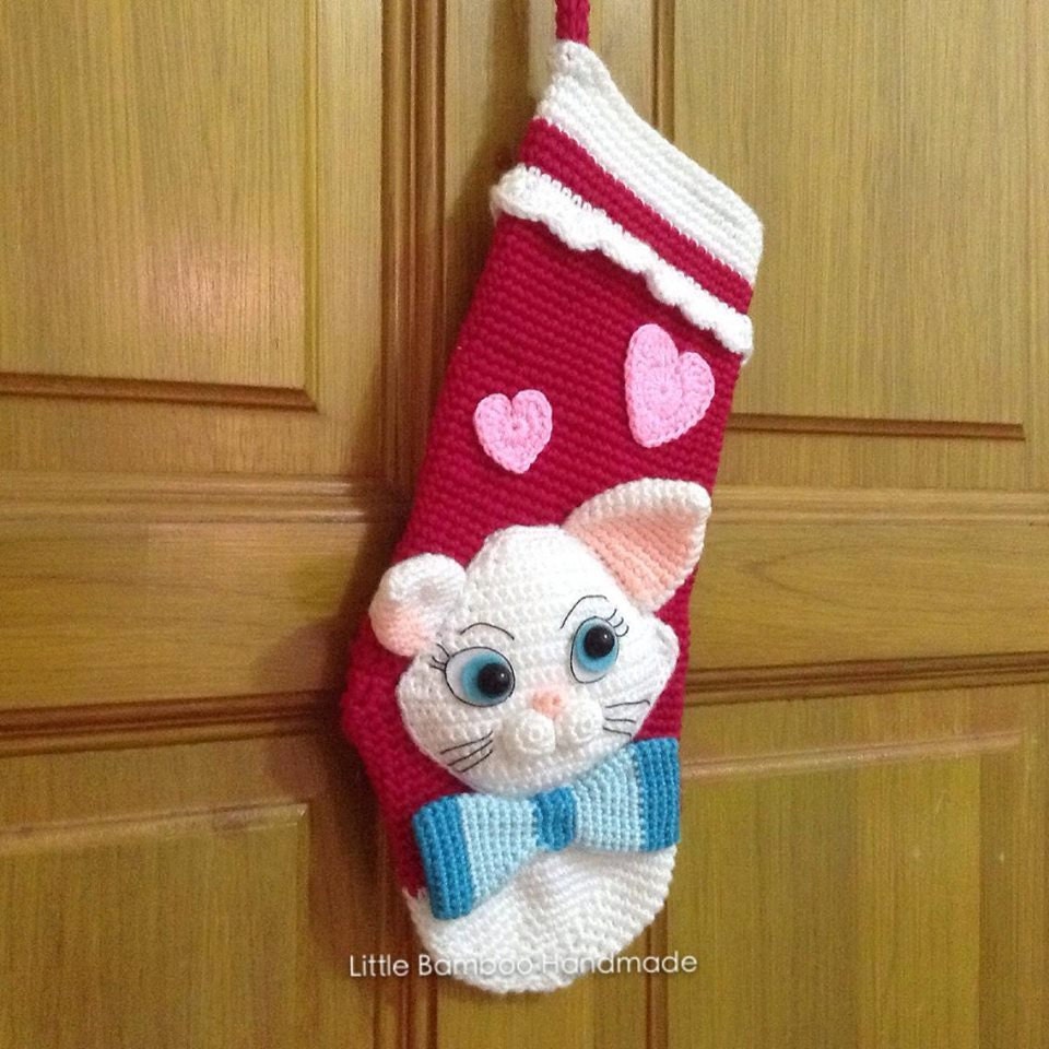 PATTERN-My Lovely Cat Christmas by LittleBambooHandmade on Etsy