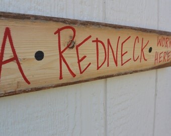 Unique funny redneck sign related items | Etsy