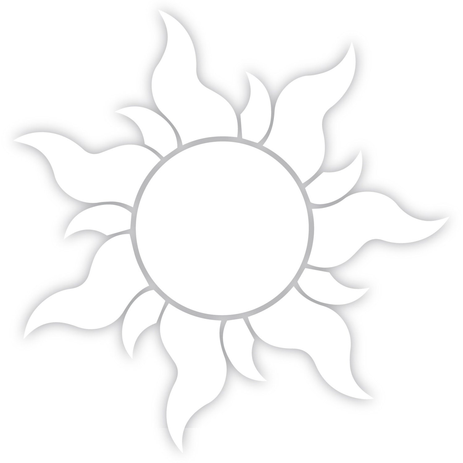 Enredados Corona sol Rapunzel Disney etiqueta por HippomoDesigns