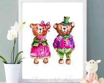 Unique teddy bear family related items | Etsy