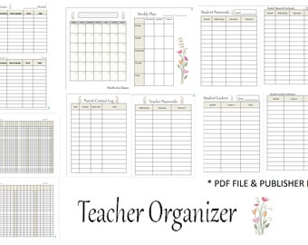 Printable organizer | Etsy