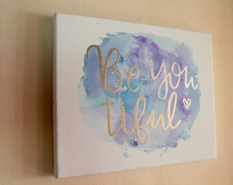 Beyoutiful wall art | Etsy