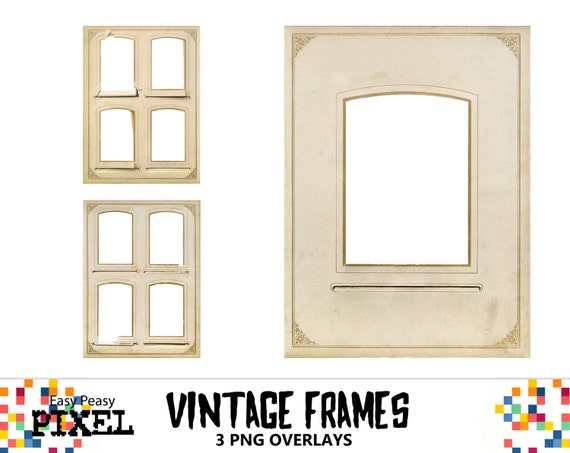 VINTAGE FRAMES Overlays Photo Frames Photoshop Overlays