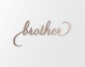 Brother word art | Etsy
