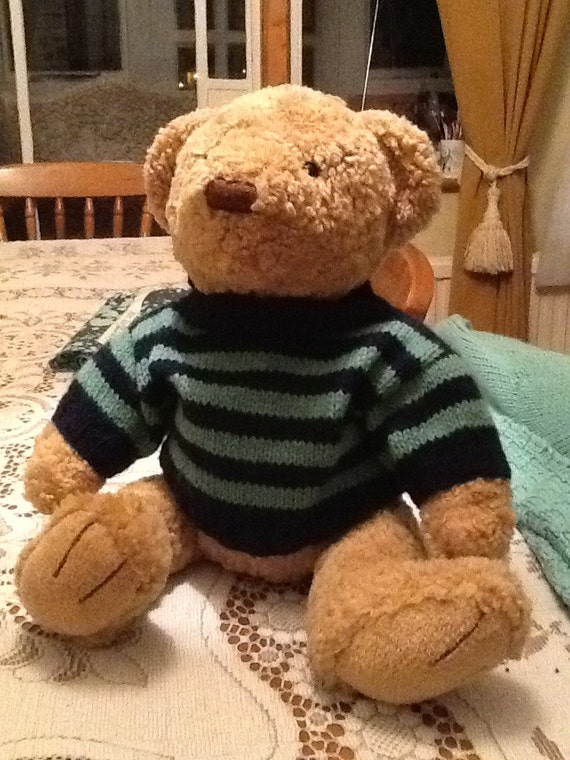 Stripey Teddy Jumper by BlueTedCo on Etsy