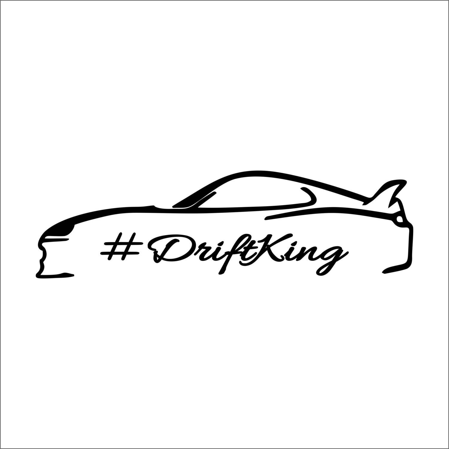 Drift King JDM Vinyl Sticker Decal