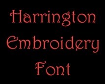 Unique harrington font related items | Etsy
