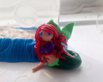 Items similar to Tangled - a mermaid and octopus / cecaelia // romantic ...