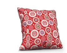 Unique red purple pillow related items | Etsy