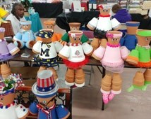 Popular items for pot people on Etsy