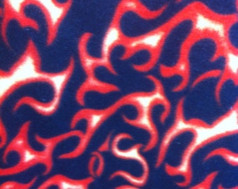 Flame print fabric | Etsy