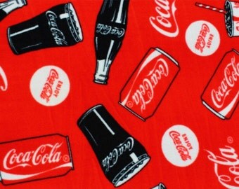 Coca cola fabric | Etsy