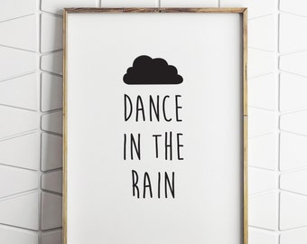 Dance in the rain | Etsy