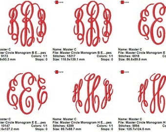 Unique monogram embroidery related items | Etsy